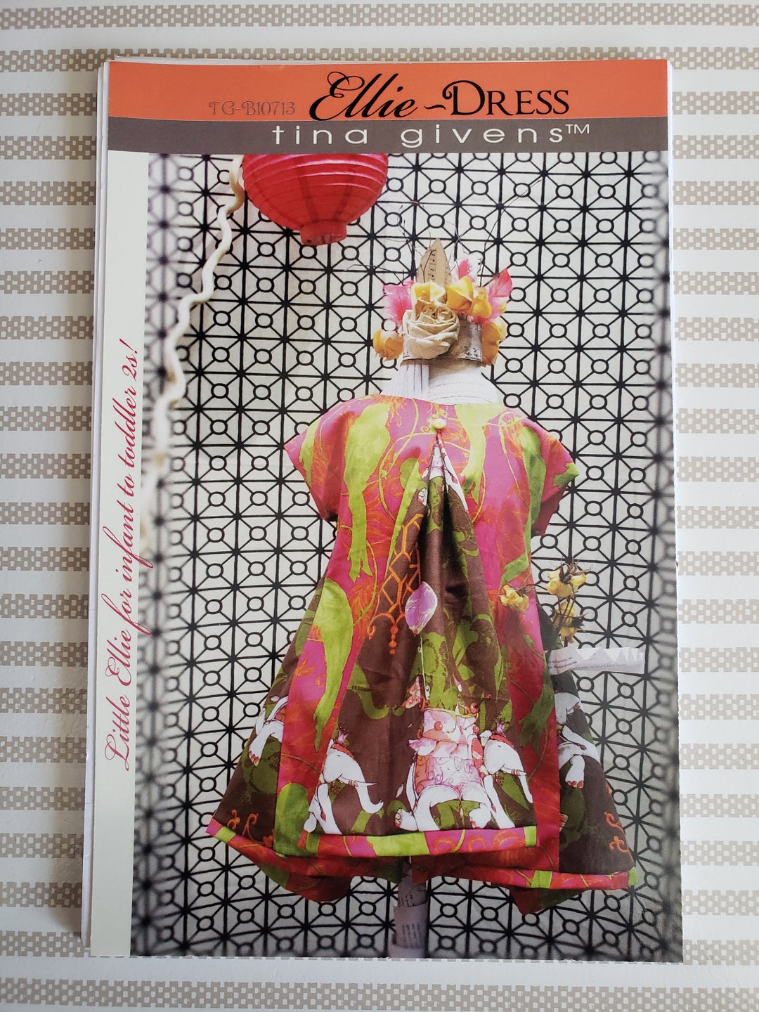 Tina Givens Sewing Pattern Ellie Dress TG-B10713 Infant to 24 Months - Etsy