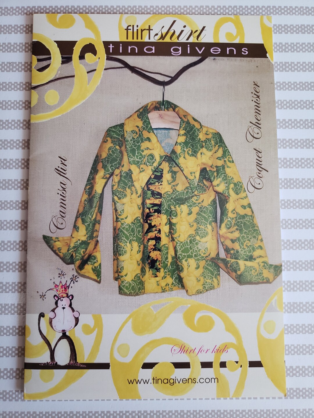 Tina Givens Girls Sewing Pattern Long Sleeve Flirt Shirt 2 to 7 Years Old TG-K5026 NEW - Etsy
