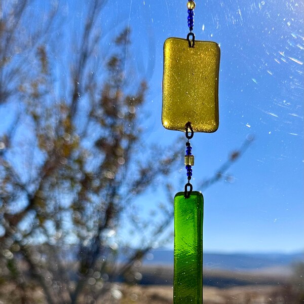 Fused Glass Suncatcher - Etsy