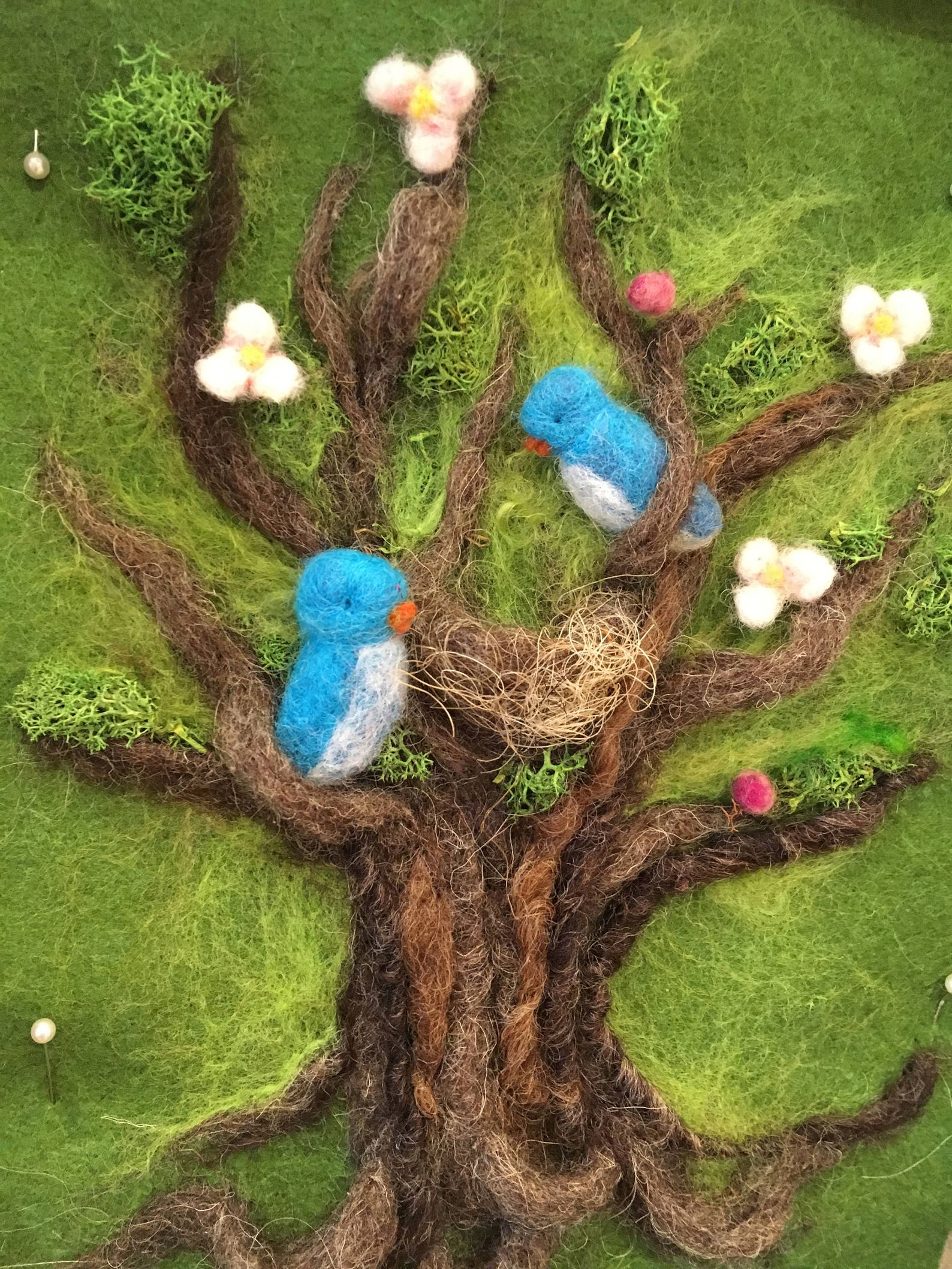 Needle Felted Changing Tree Limited Edition Seasons Spring - Etsy