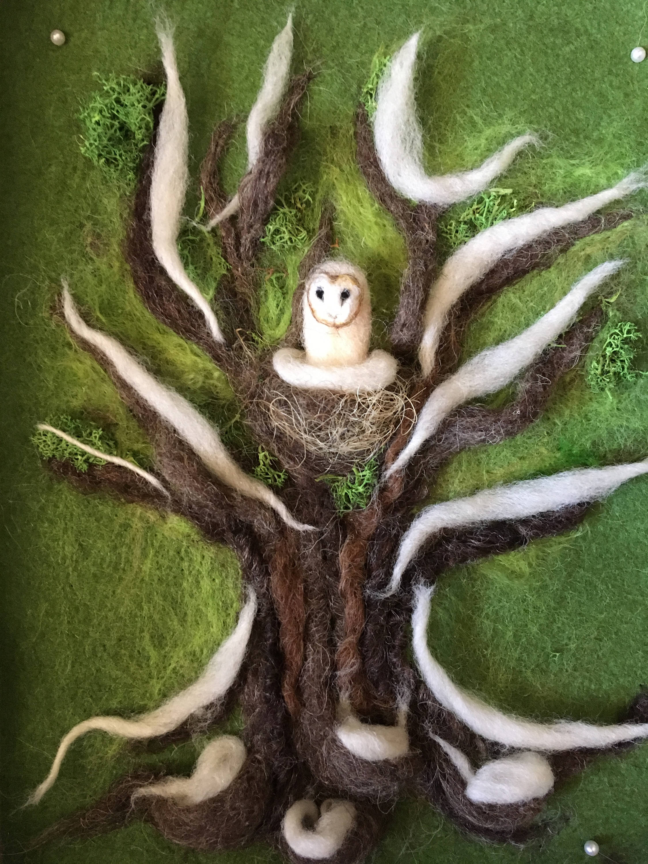 Needle Felted Changing Tree Limited Edition Seasons Spring | Etsy