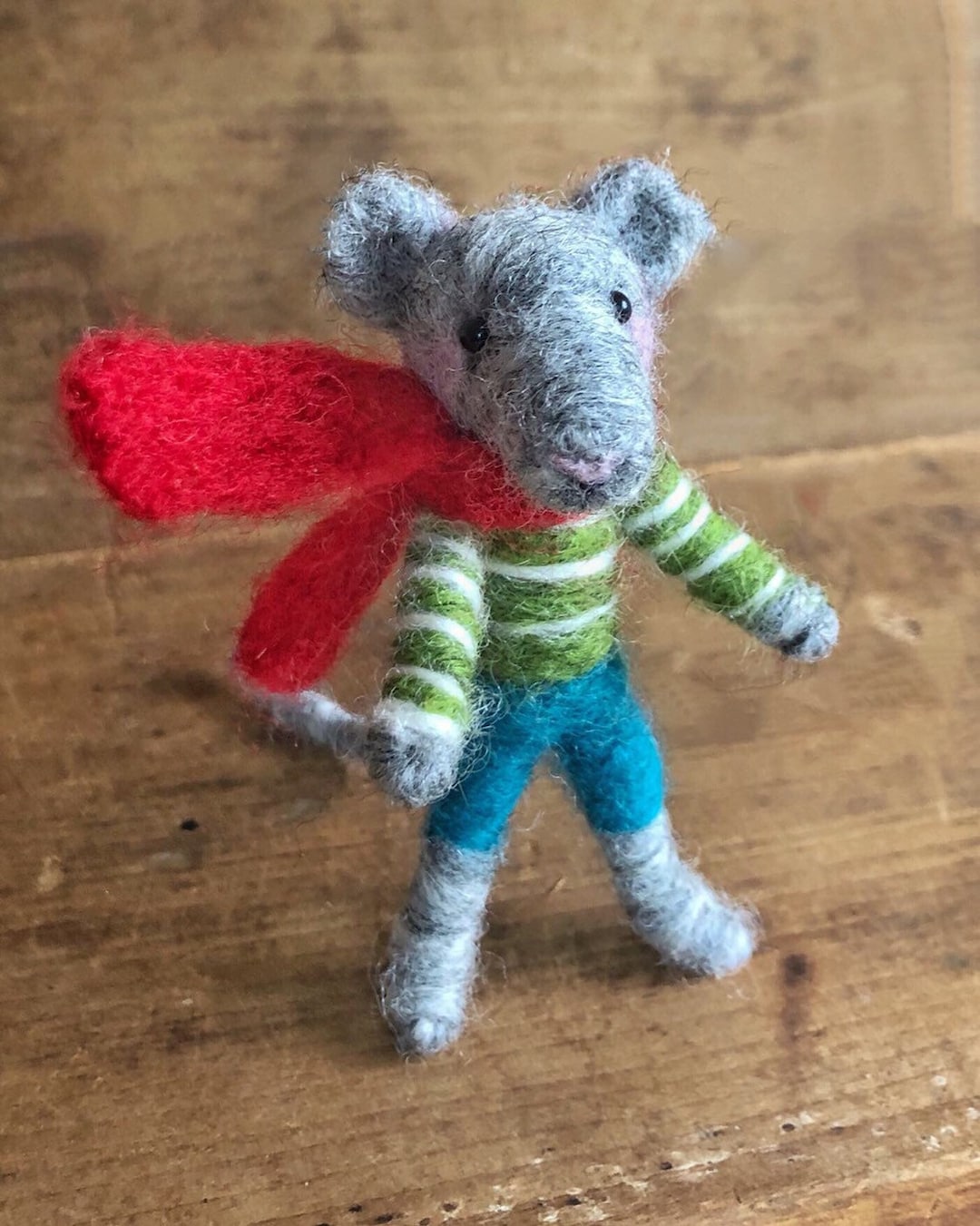 Needle Felted Animal, Rat Boy, Felted Mouse, Waldorf Nature Table ...