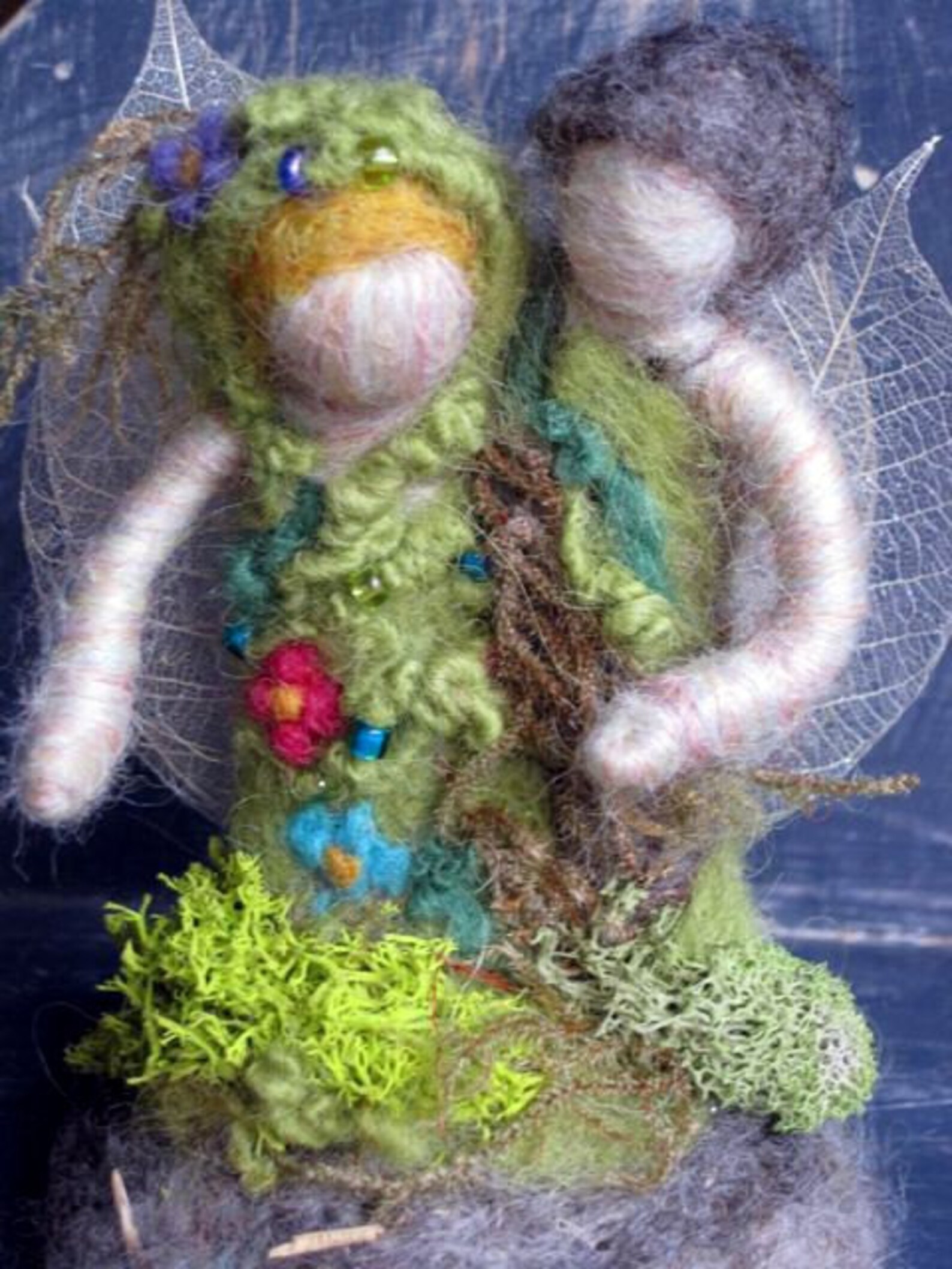 Needle Felted Family Family Tree Felted Couple Forest - Etsy