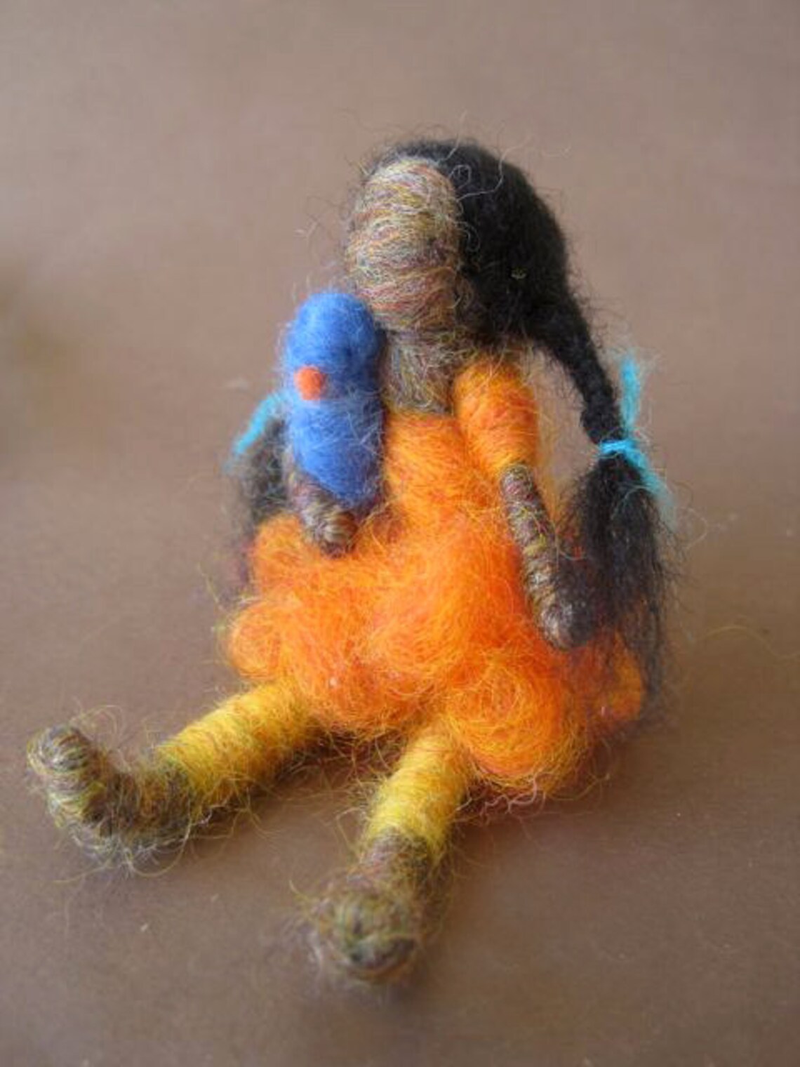 4 Dolls Needle Felted Doll Native American Doll Waldorf - Etsy