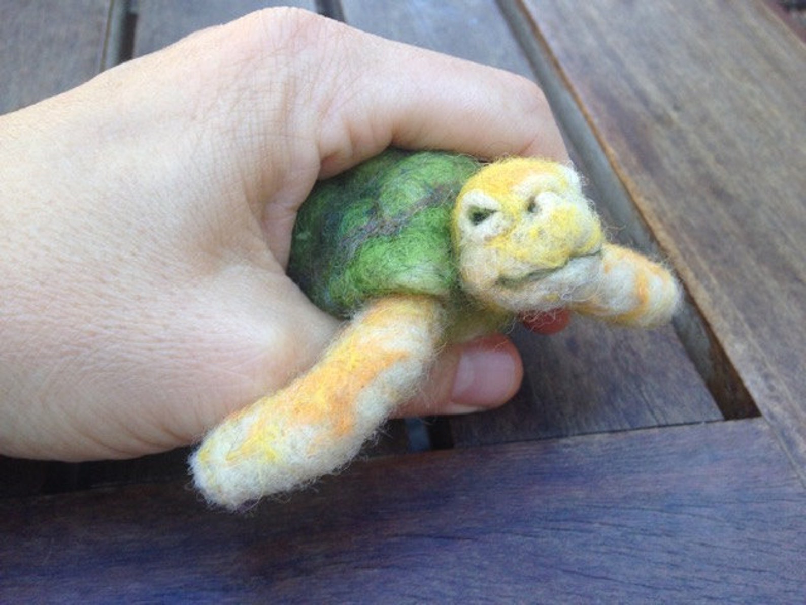 Needle Felted Animal, Felted Sea Turtle, Felted Turtle, Posable Toy ...