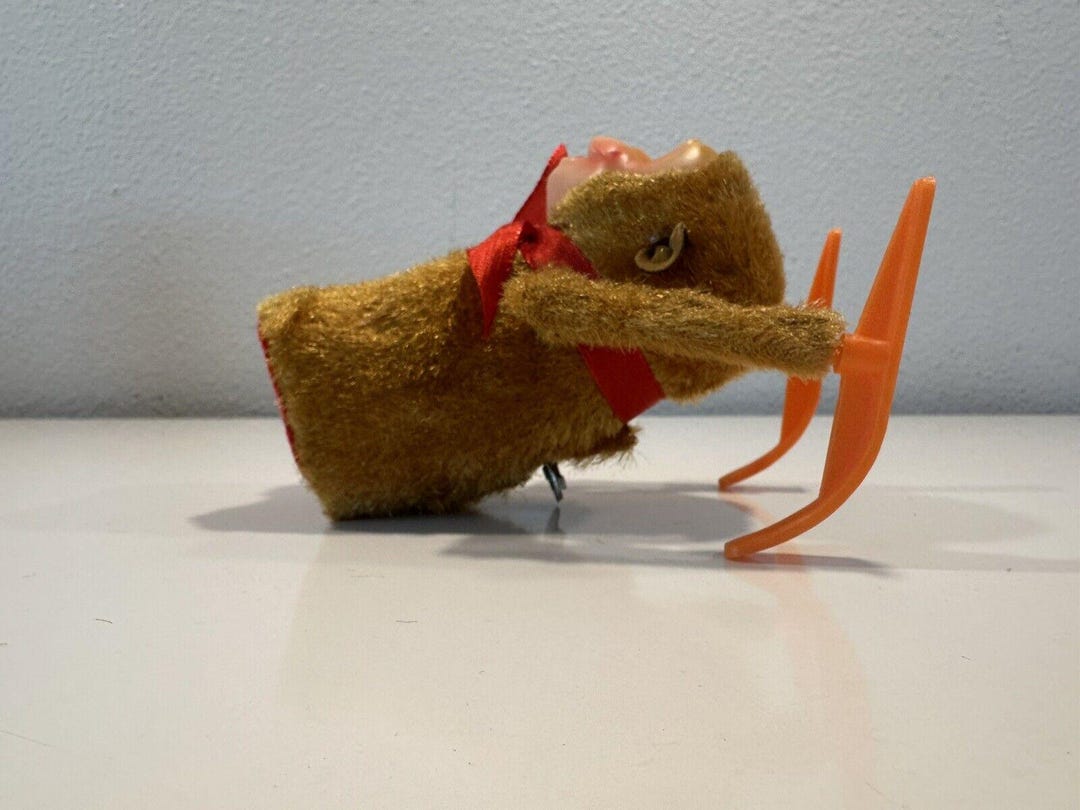 VINTAGE 1950's Acrobatic Flipping Wind-up Monkey Toy Clockwork/elmar ...