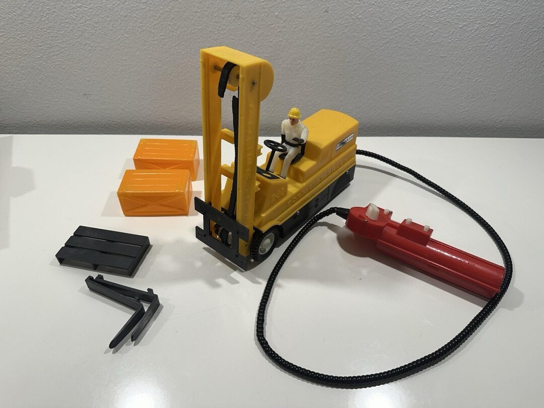 VINTAGE 70s Hercules Remote Control Battery Fork Lift Truck Toy-see ...