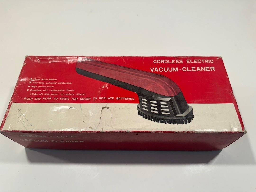 VINTAGE 70’s *new in Box* Cordless Electric Handheld Vacuum Cleaner ...