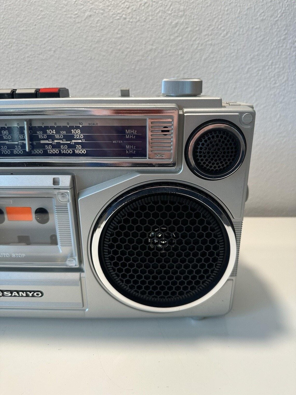 VINTAGE *new* 80's Sanyo Boombox M9830K Am/fm Cassette Boombox Ghettoblaster - Etsy