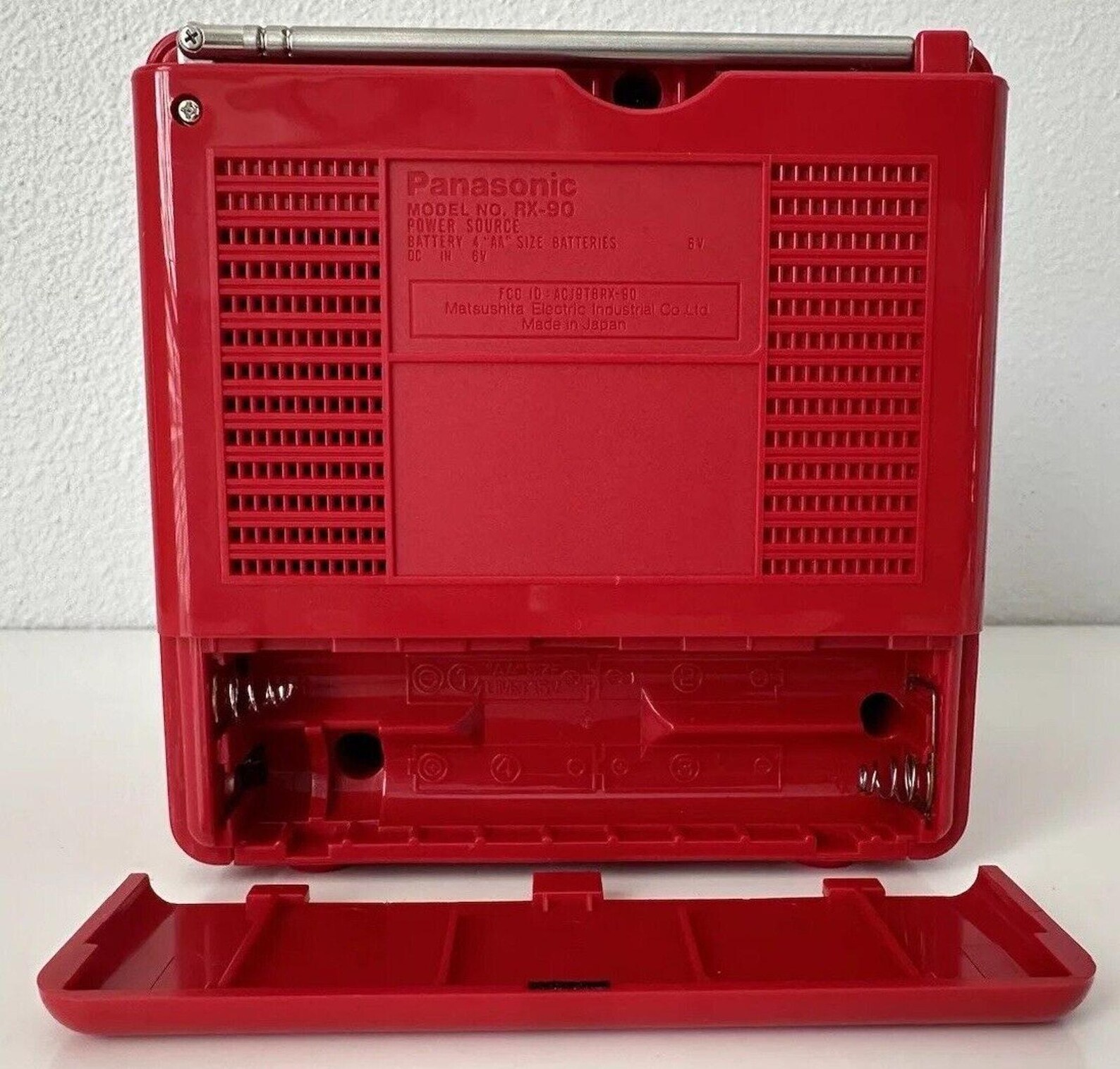 VINTAGE *new* Panasonic RED RX-90 Am/fm Cassette Recorder - Super Cool ...