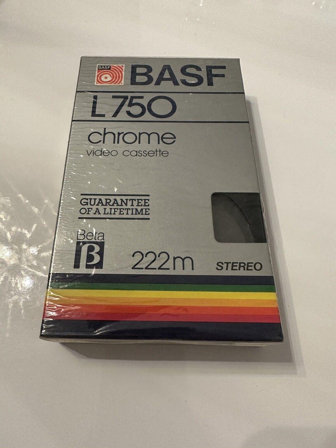 VINTAGE BASF L750 Chrome Beta Video Tape Betamax Stereo *new in Box ...