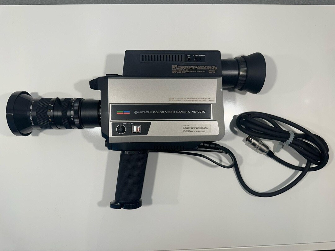 VINTAGE *NEW* 70's Hitachi VK-C770R Color Movie Video Camera Japan - Etsy