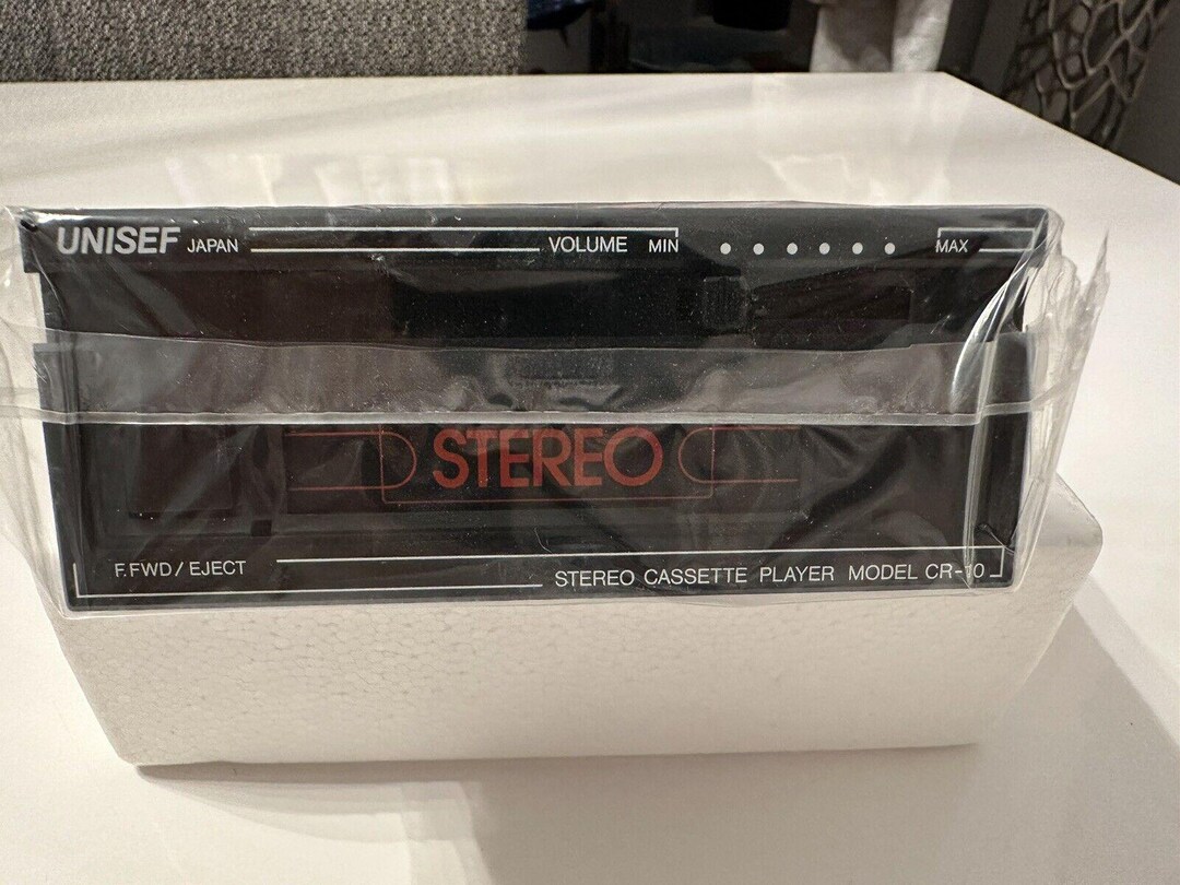 VINTAGE Unisef CR-10 Am/fm Radio Cassette Player Car Stereo Japan *new ...