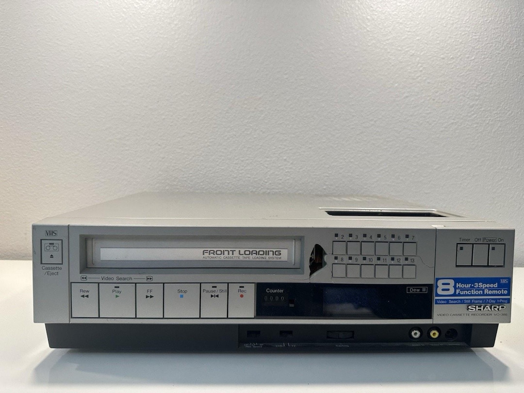 VINTAGE Sharp VC-481U Front Loading Vhs Vcr No Remote/manual-needs ...