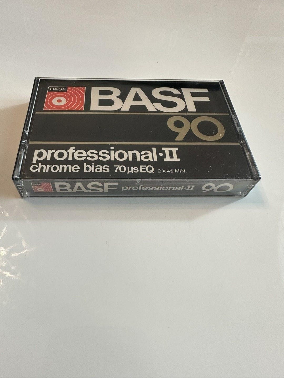 VINTAGE *new* BASF 90 Professional II Chrome Bia 70 Eq Blank Cassette ...