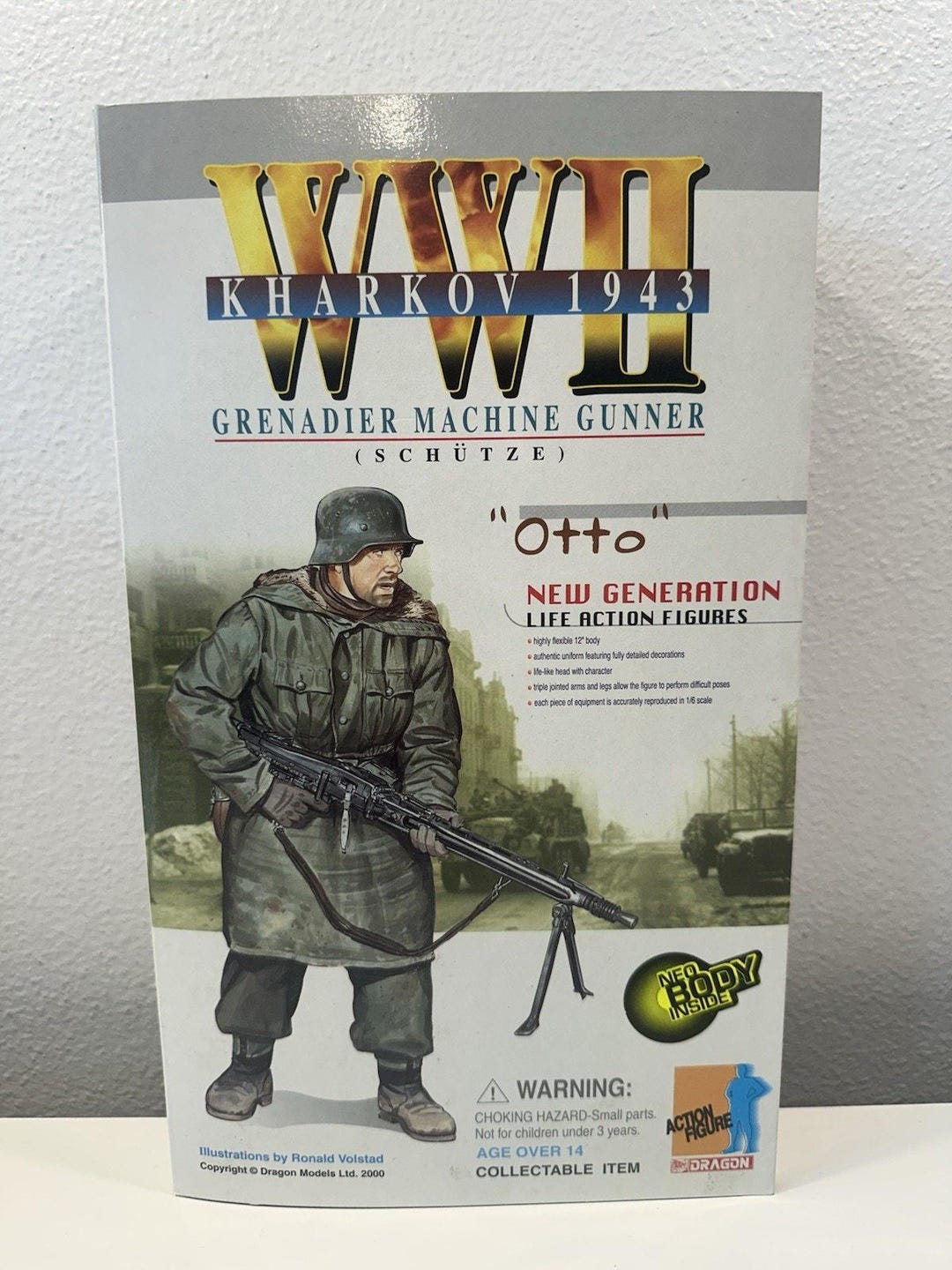 VINTAGE *new* DRAGON Otto Grenadier Machine Gunner Kharkov 1943 | Movie ...