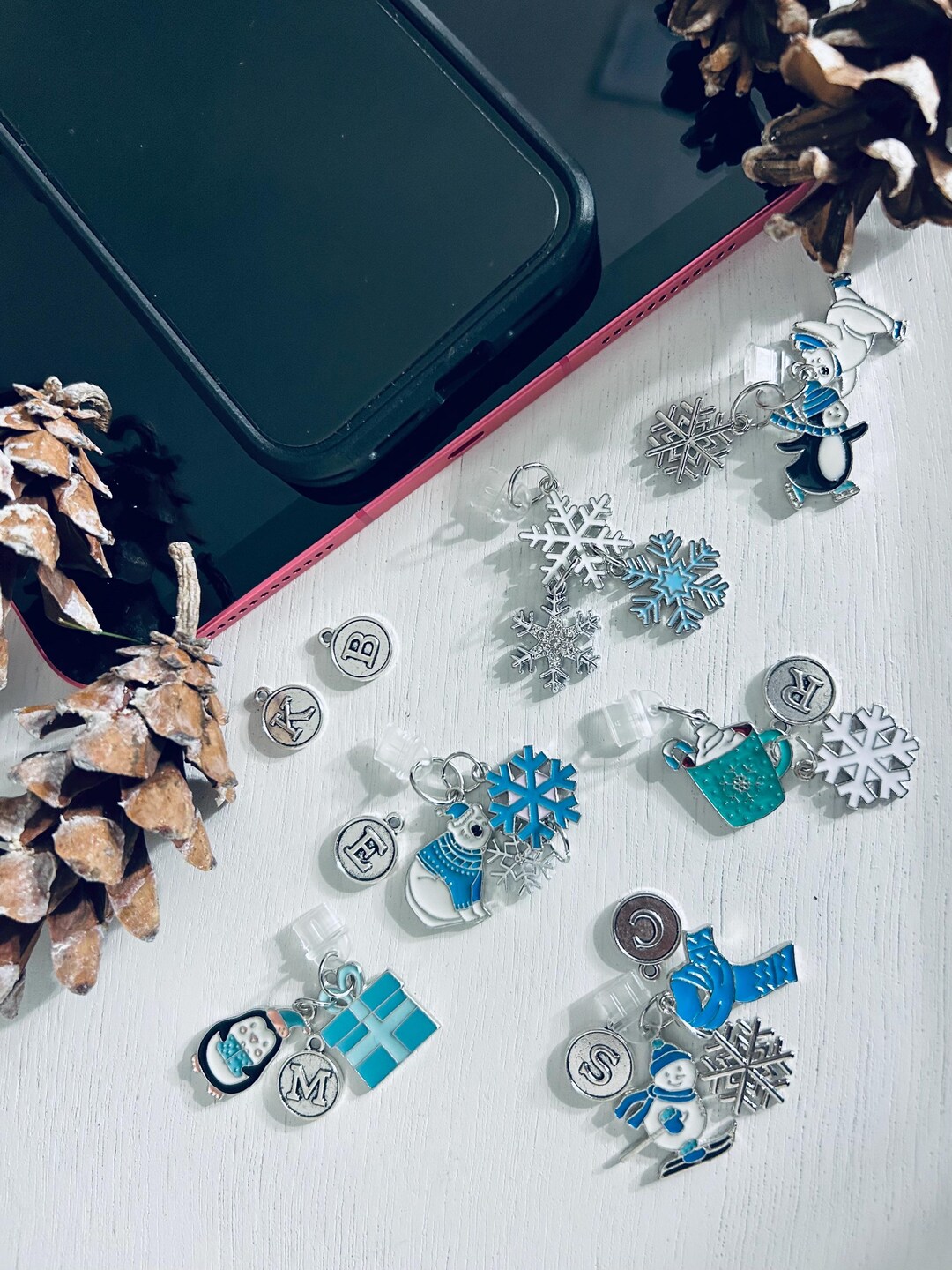 Frozen Inspired USB-C Port Charm – Snowflake, Snowman, Personalized ...