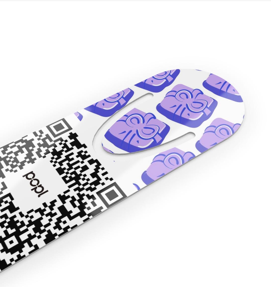 Personalized QR Code Bookmark, Gift Theme Colorful Bookmark for ...