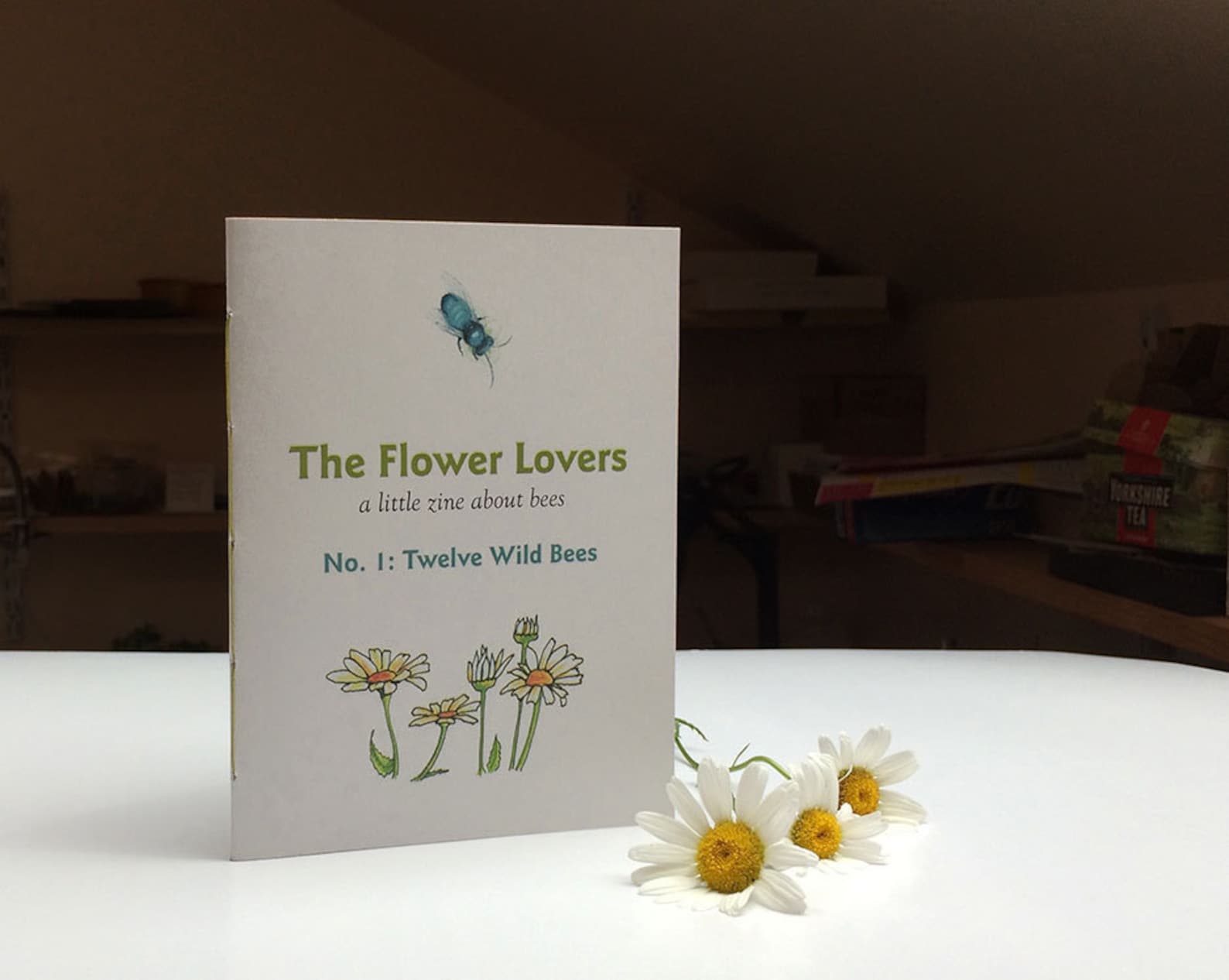 The Flower Lovers a Zine About Bees. Illustrated Zine About | Etsy