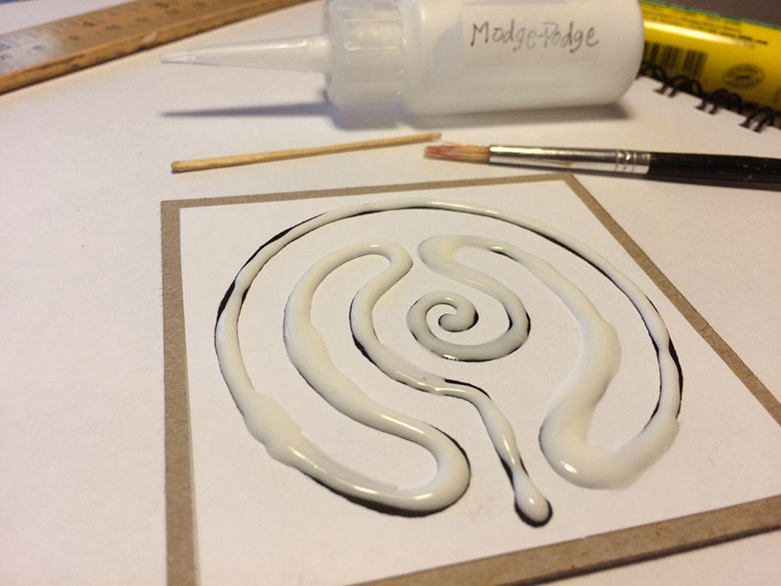 DIY finger labyrinth. Printable download of a mini labyrinth & | Etsy