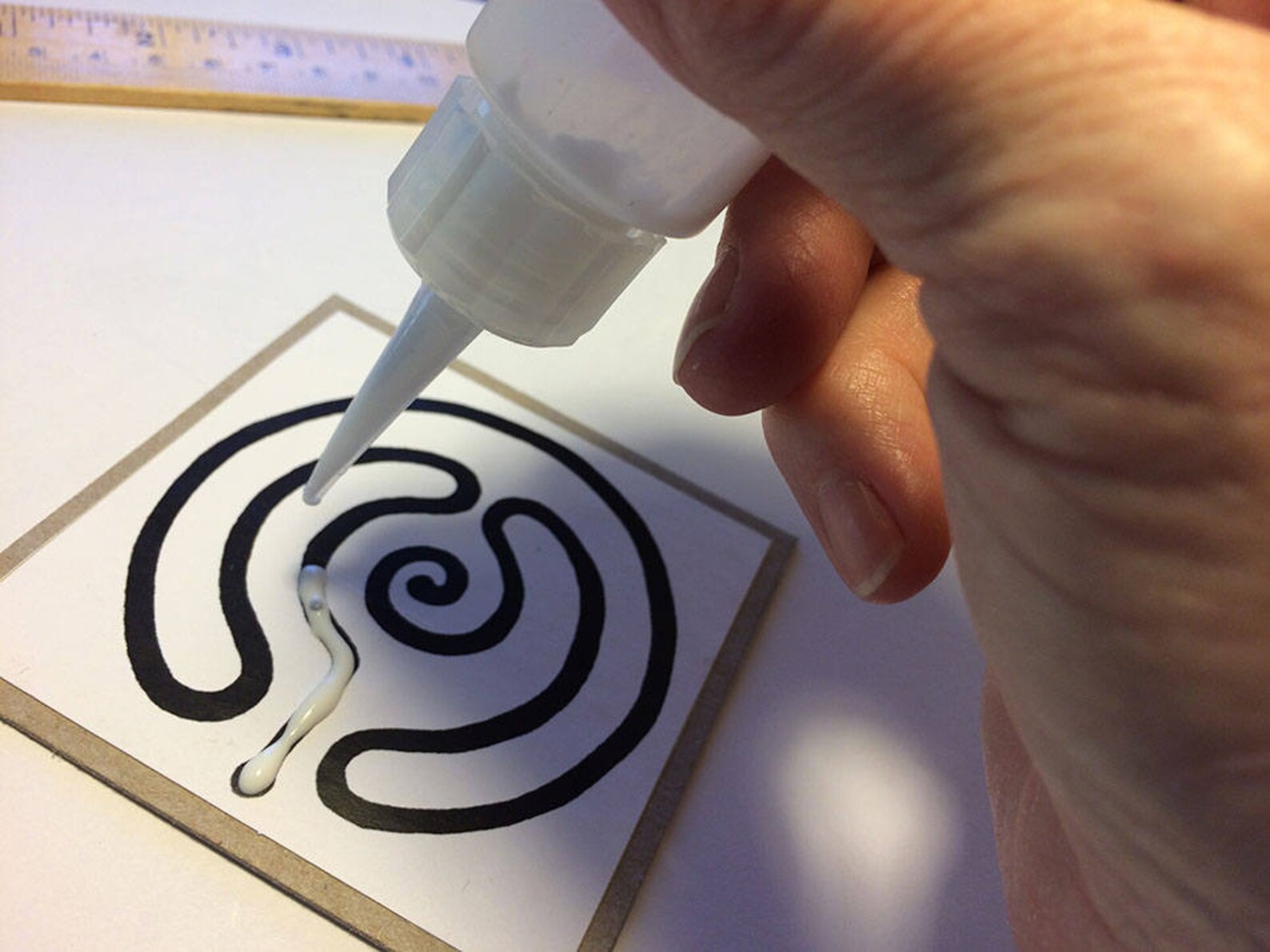 DIY finger labyrinth. Printable download of a mini labyrinth & | Etsy