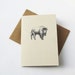 Buffalo Note Card. Recycled Note Card With Text About Buffalo Bison on ...