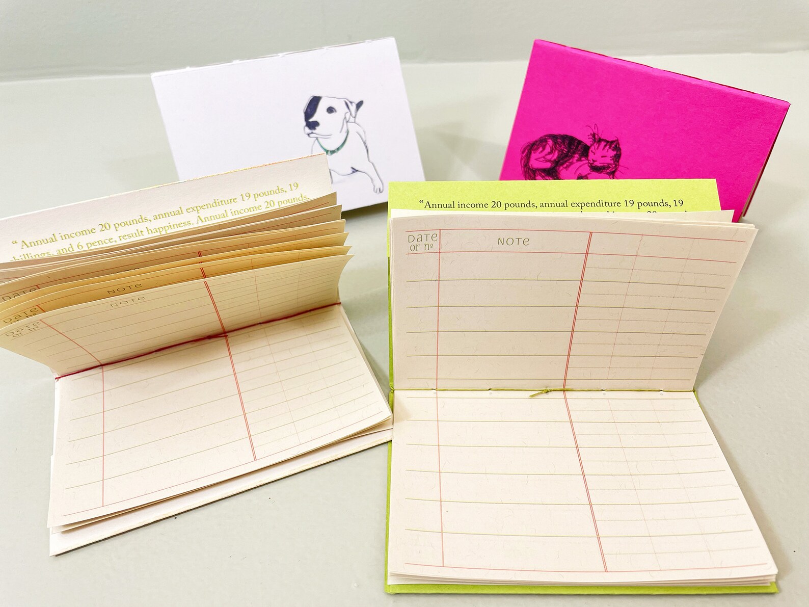 Pocket Ledger With Choice of Covers. Spending Log With Receipt Pocket ...