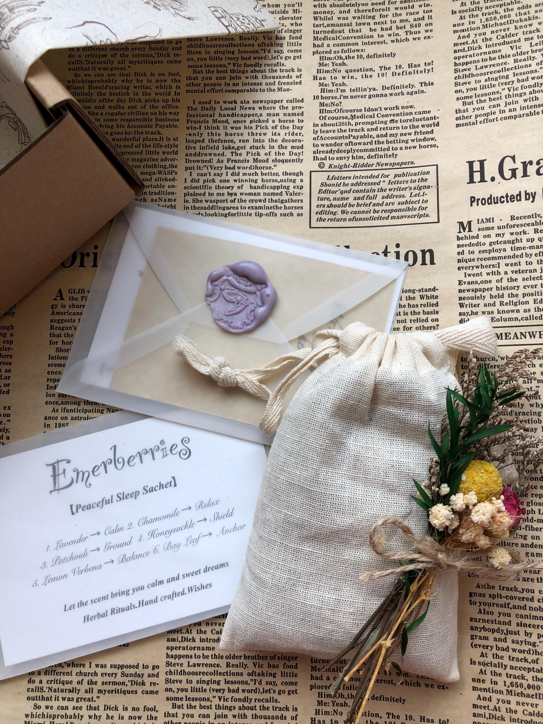 Organic Calm Sleep Herbal Sachet Set | Aromatherapy Dream Pillow Bags ...