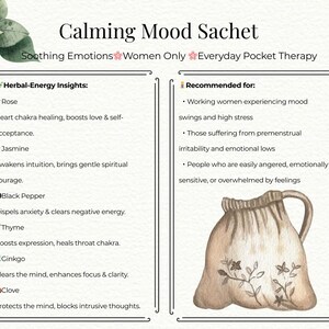 Organic Calm Sleep Herbal Sachet Set | Aromatherapy Dream Pillow Bags ...