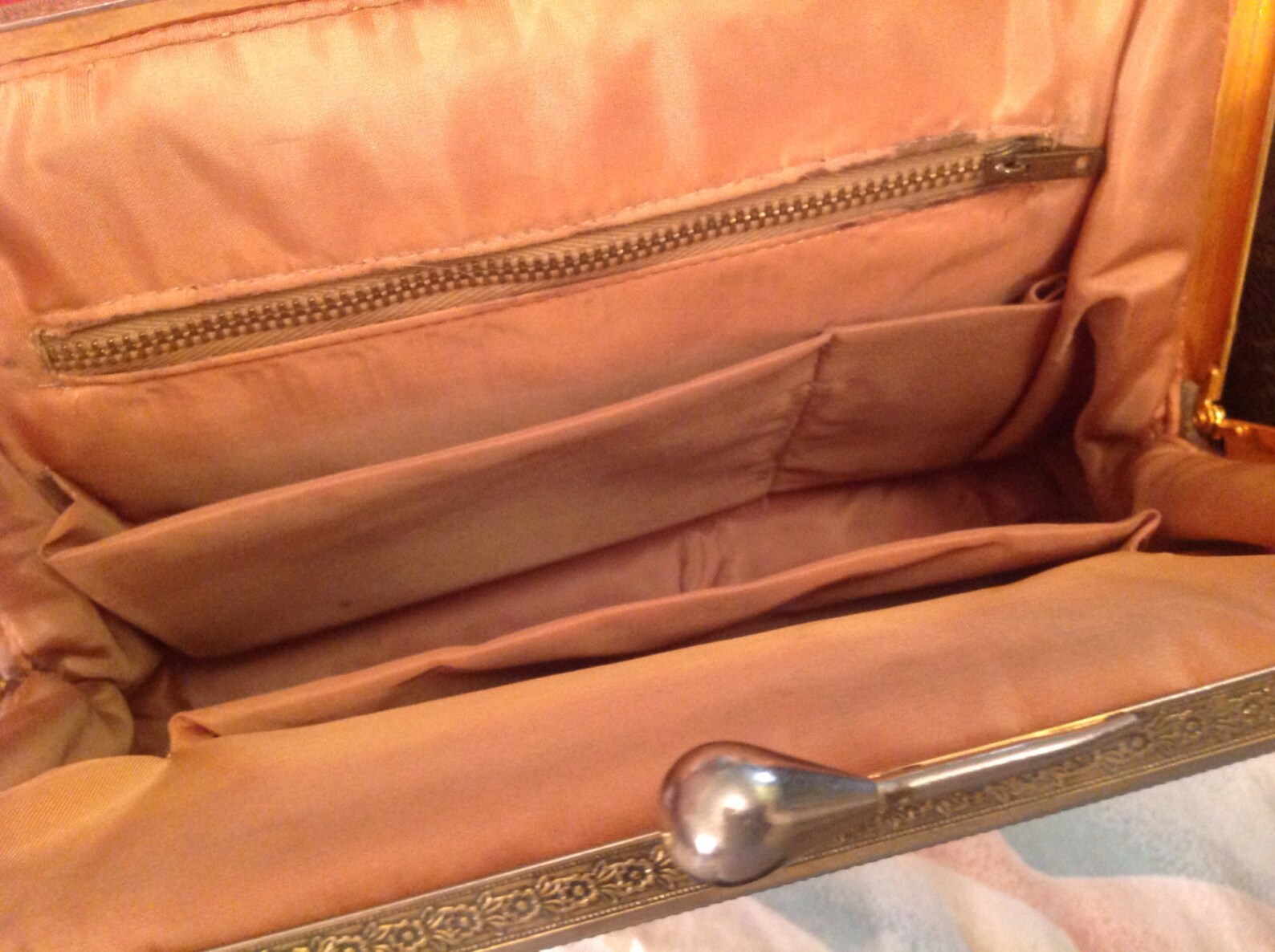 Vintage 1963 Needle Point Pocketbook Handbag Frame Martha Klein NYC - Etsy