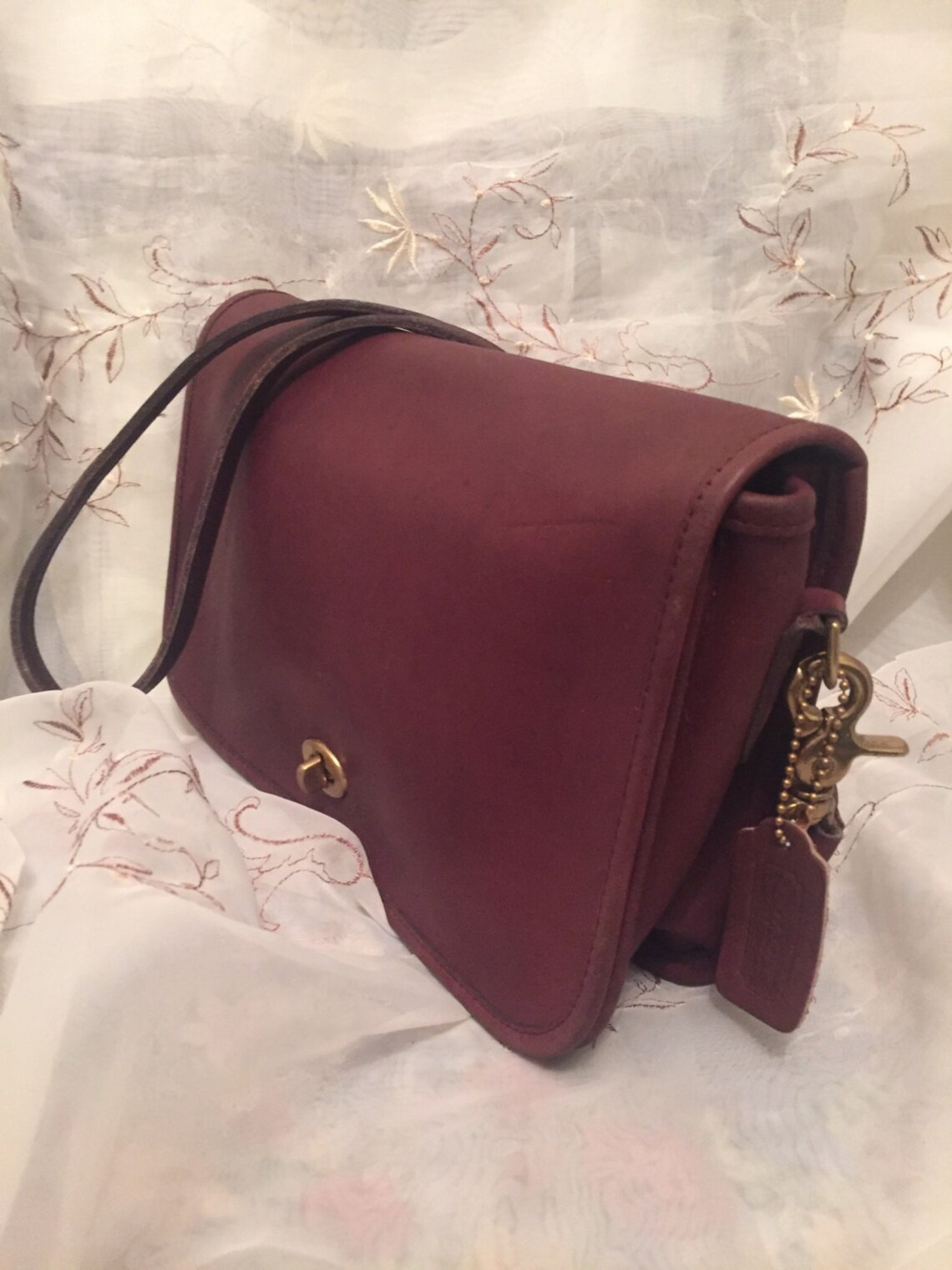 Vintage Coach Shoulderbag Old Style Classic Fashion Wear | Etsy