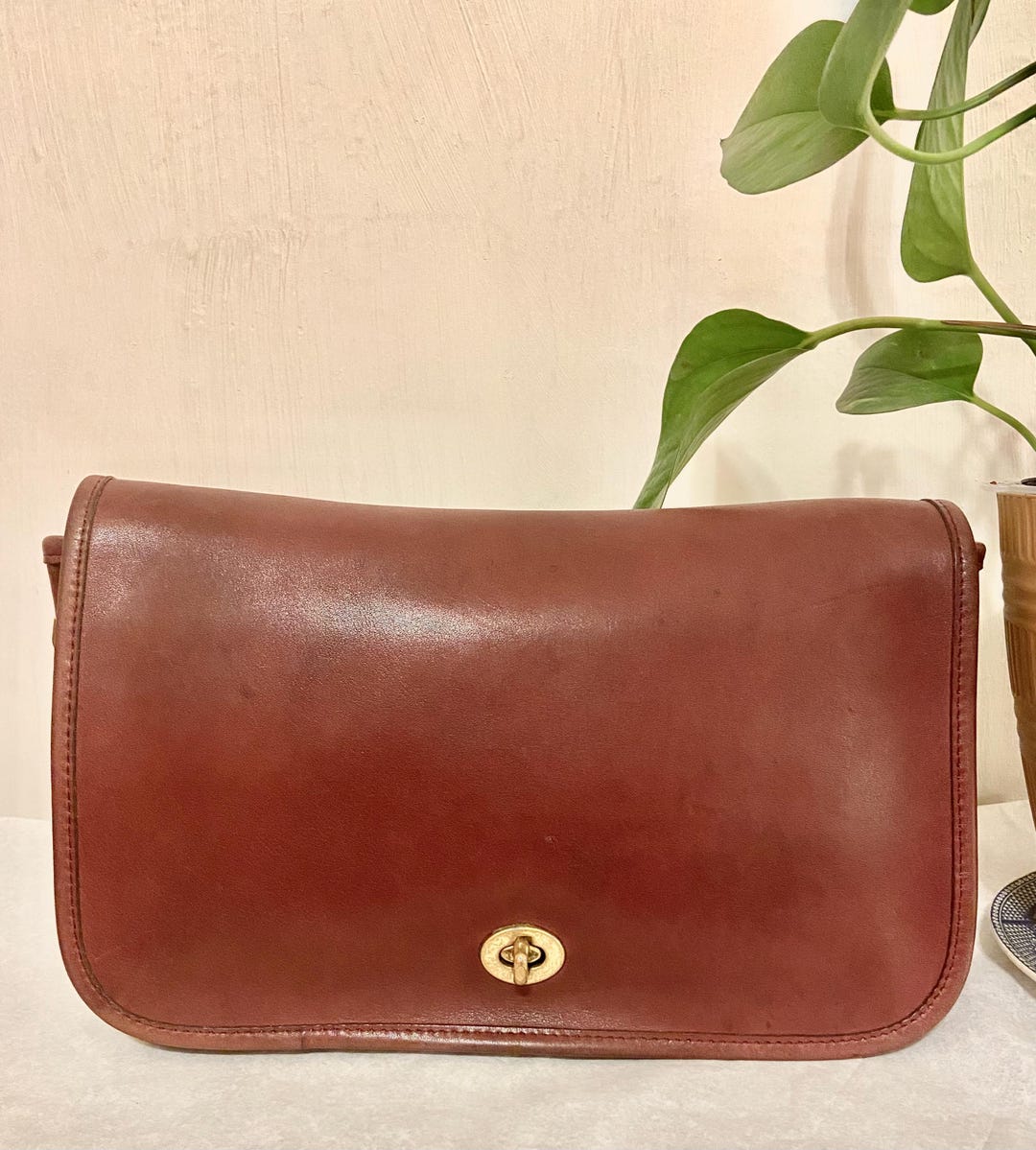 Vintage Coach Shoulderbag Old Style Classic Fashion Wear - Etsy