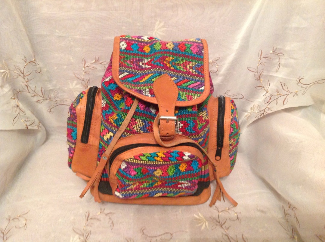 Back-to-school/vintage Ethnic Backpack Multicolor Bookbag iPad Hiking ...
