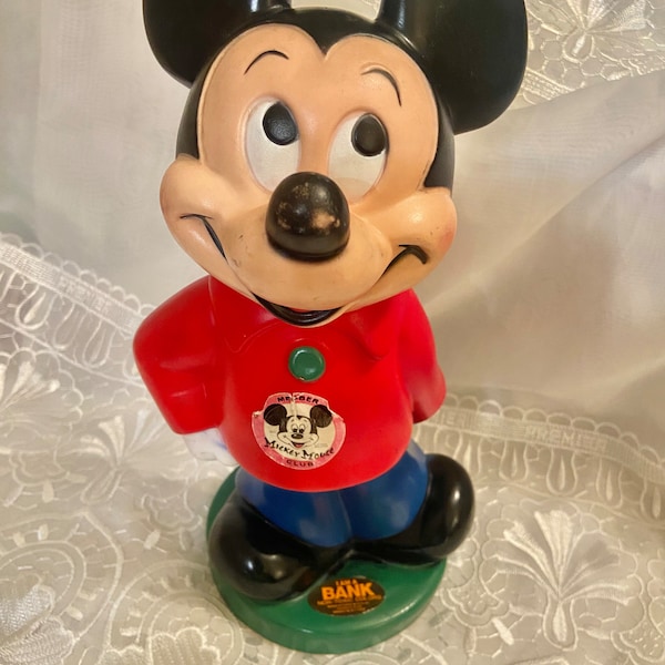 Mickey Mouse Bank - Etsy