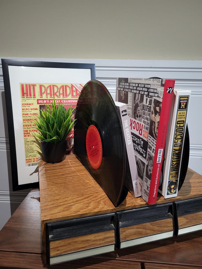 Record Bookends (set of 2) - Etsy