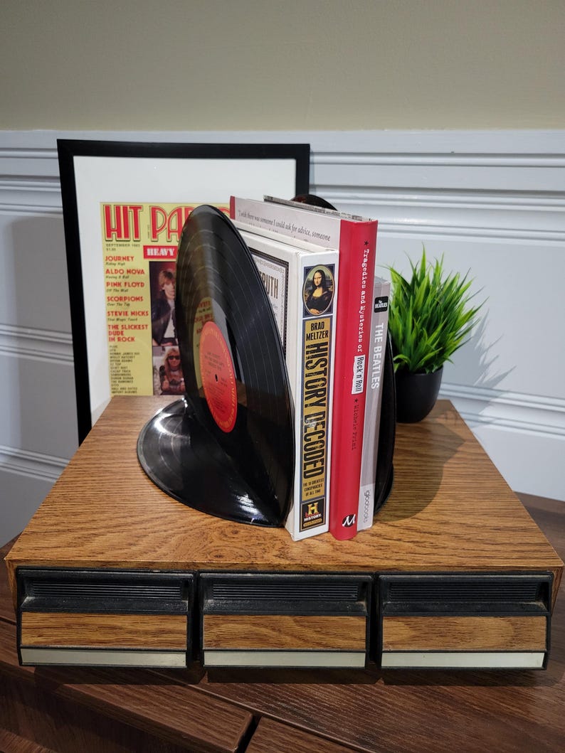Record Bookends (set of 2) - Etsy
