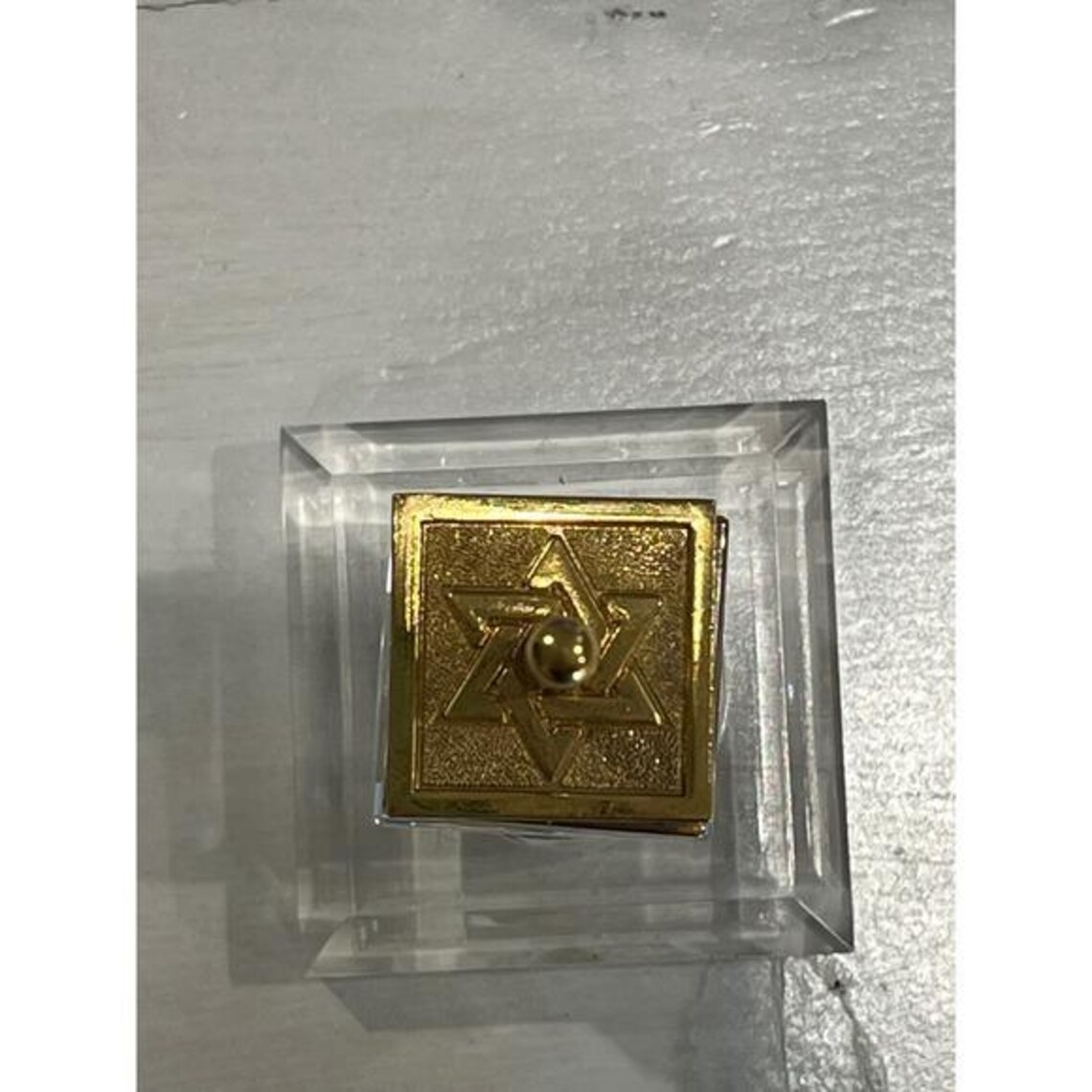 Crystal Dreidel Paperweight Gold Star of David Hanukkah Decor Gift - Etsy