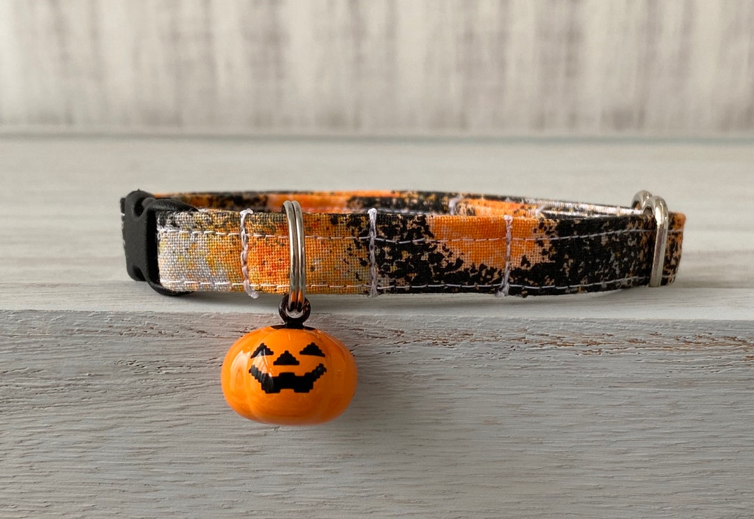 Pumpkin Cat Collar, Cat Collar, Fall Cat Collar, Dog Collar, Halloween ...
