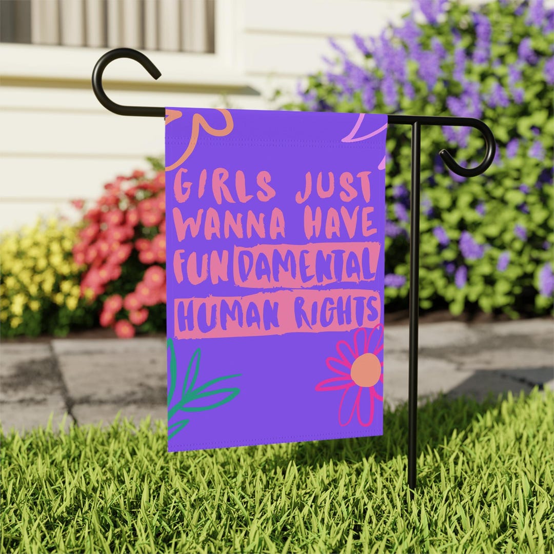 Feminist Yard Flag | Fundamental Rights Flag | Feminism Garden Flag ...