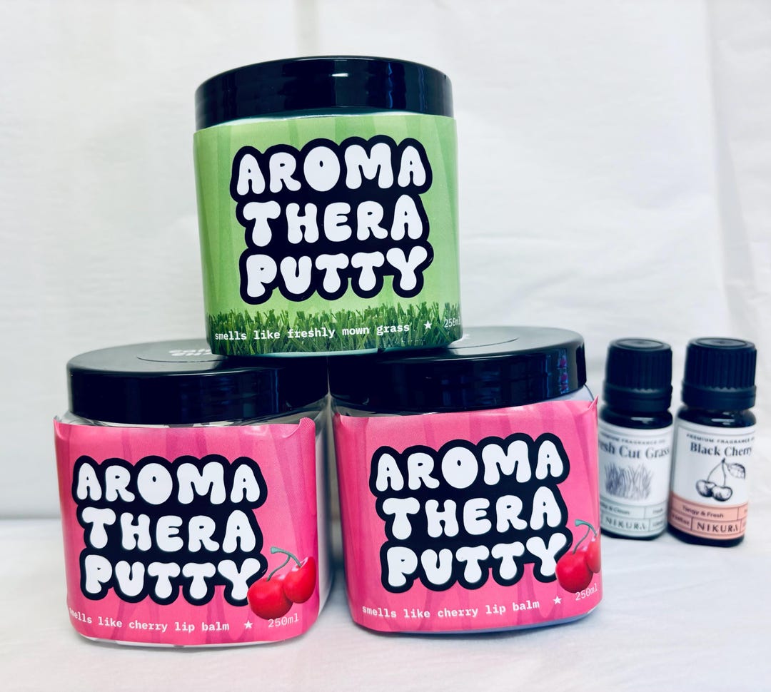 Personalized Aromatic Stress Relief Putty: Calming Desk Fidget Toy for ...