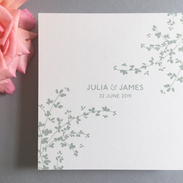 Square Folding Wedding Invitations - Etsy