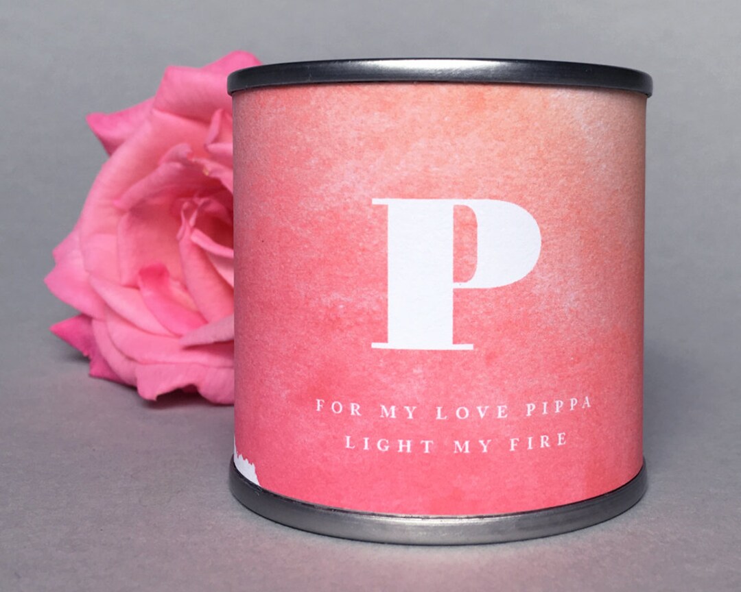 Personalised Monogram, Alphabet, Letter, Scented Soy Wax Candle, Hand ...