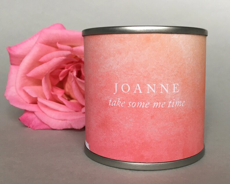 Personalised 'me Time' Home Spa Soy Wax Scented Candle Hand Poured in ...