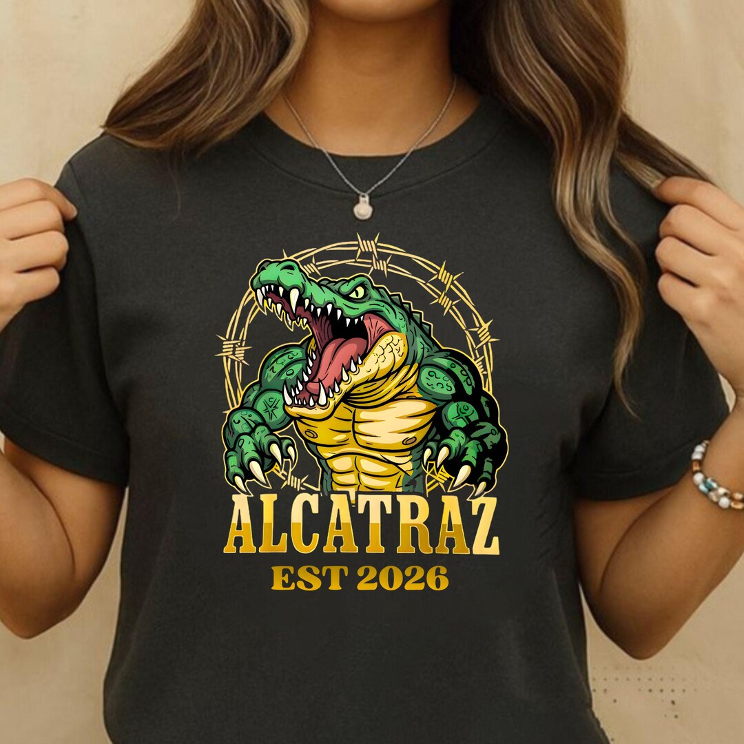 Alligator Alcatraz 2026 Funny Meme PNG SVG: Florida Everglades Design ...