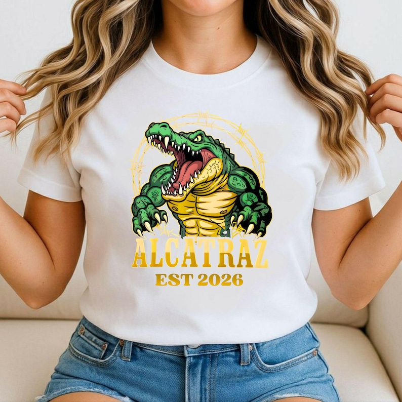 Alligator Alcatraz 2026 Funny Meme PNG SVG: Florida Everglades Design ...