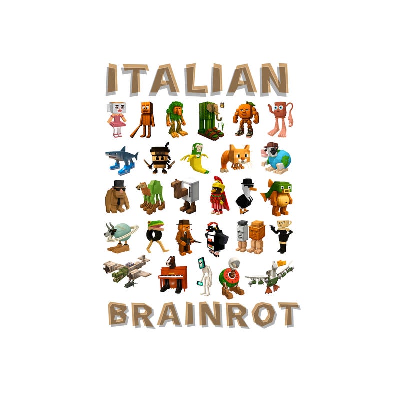 Italian Brainrot PNG Digital, Perfect for Custom Gift Ideas, Italian ...