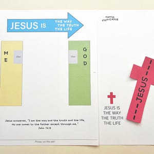 Jesus Bible Craft for Kids: Sunday School Activity (PDF Downloadable ...