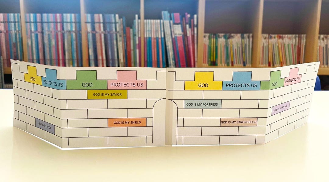 God's Protection Fortress Craft: Printable Activity (PDF Pattern) - Etsy