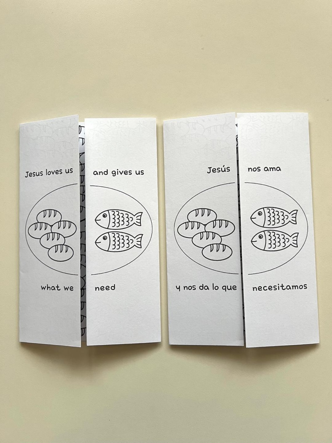 Loaves and Fish Craft, Jesus Feeds 5000, Jesus Loves Us - Etsy Australia