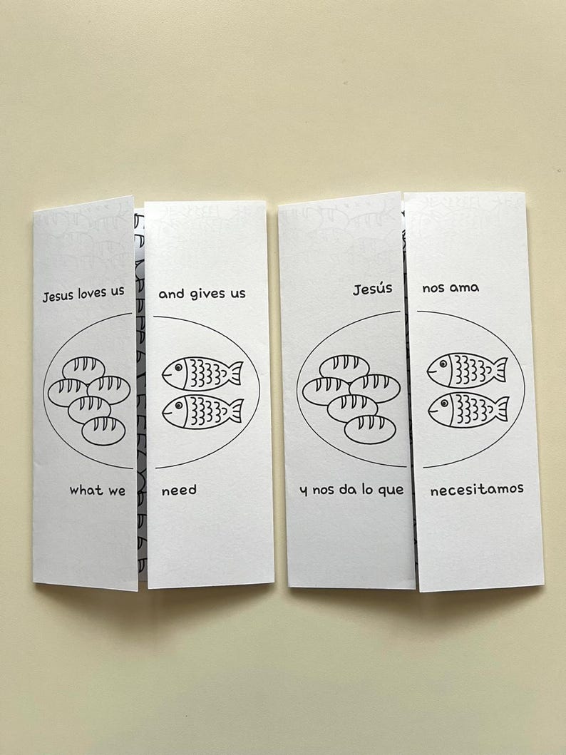 Loaves and Fish Craft, Jesus Feeds 5000, Jesus Loves Us - Etsy Australia